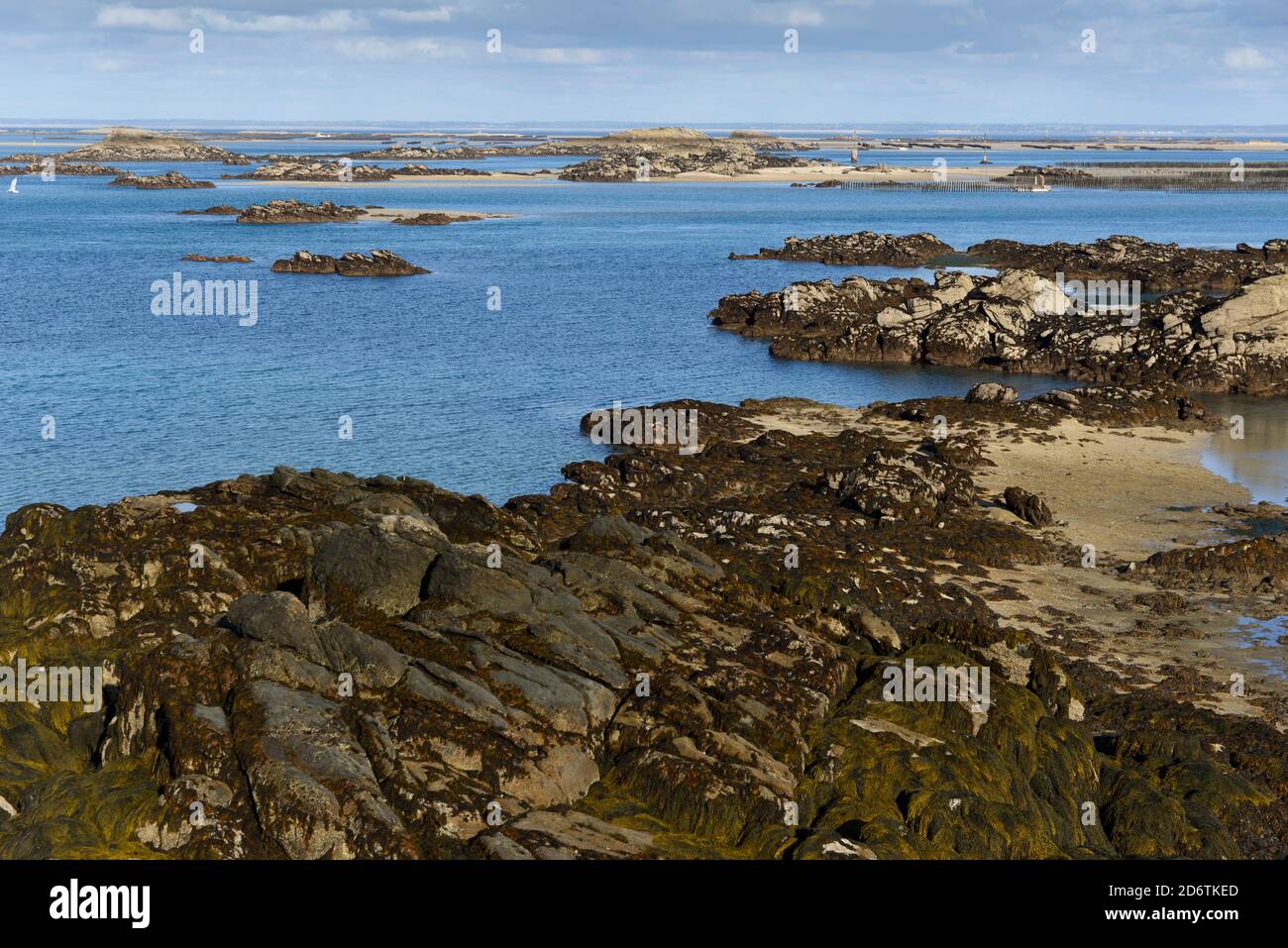 Chausey Islands (Normandy, north-western France): landscape of the ...