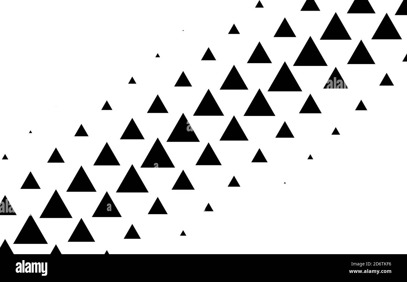 Triangles halftone vector illustration. Triangle geometric background ...
