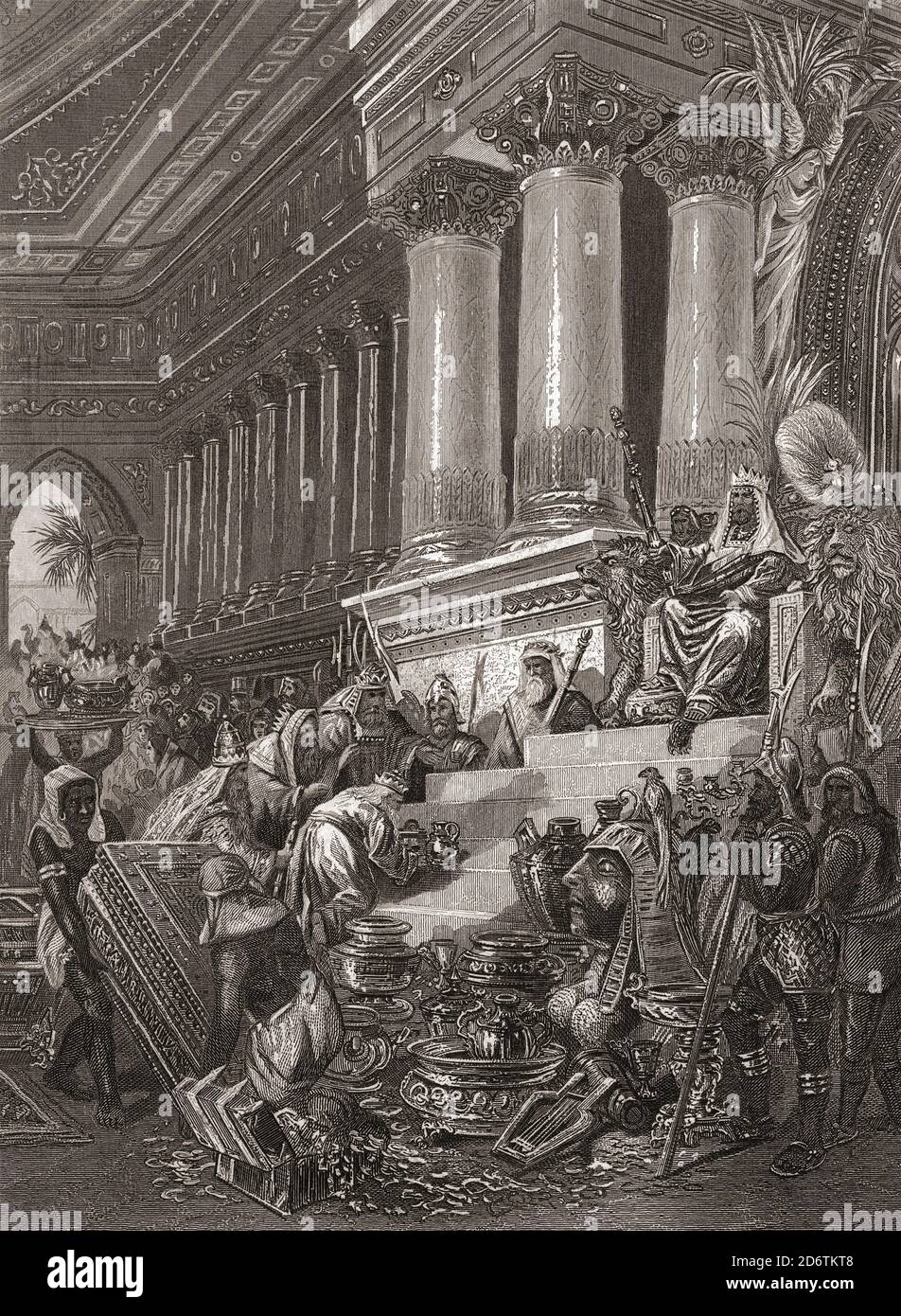 Solomon biblical king hi-res stock photography and images - Alamy