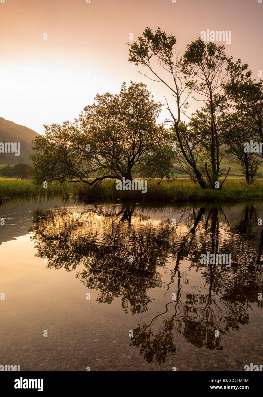 Sunrise at Brothers Water in the Lake District, Cumbria England UK ...