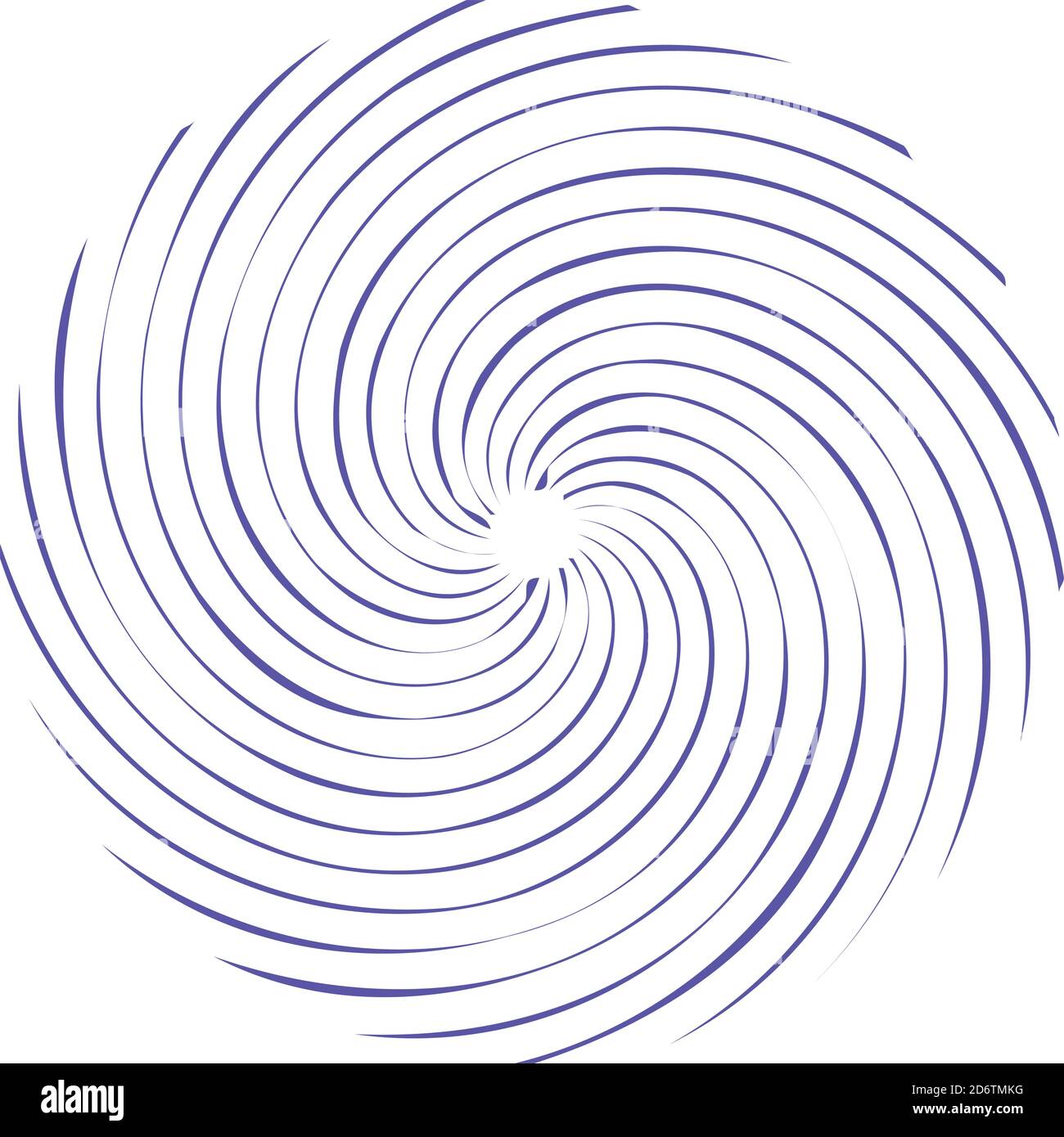 Circular Spiral, swirl, twirl design element. Concentric, radial and ...
