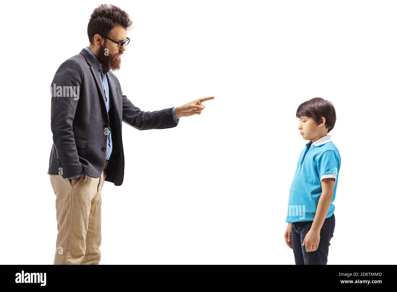 Man scolding woman or child hi-res stock photography and images - Alamy