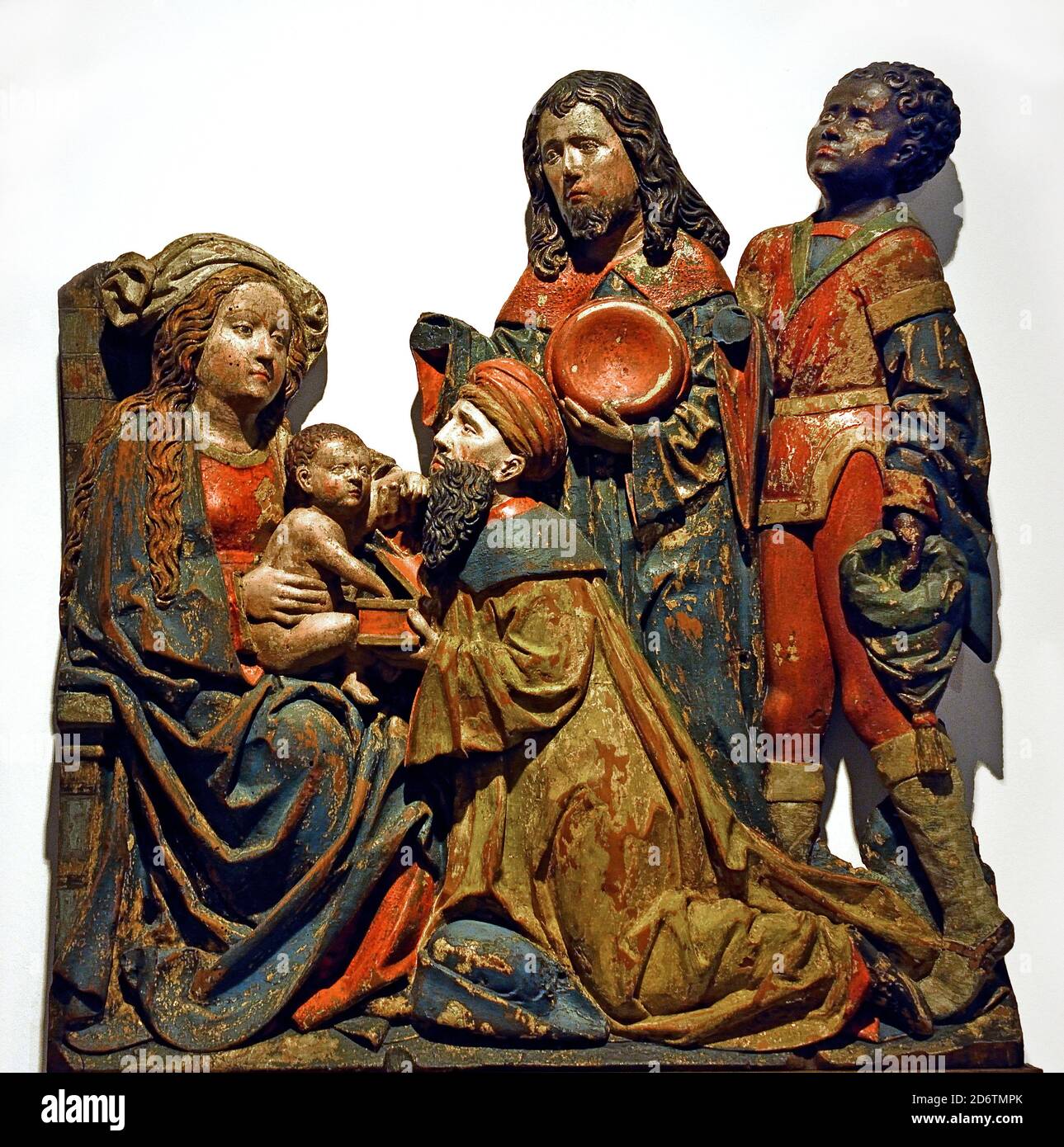 Adoration of the Magi 1600 16th-17th Century Swabia, German, Germany, Limewood Stock Photo - Alamy