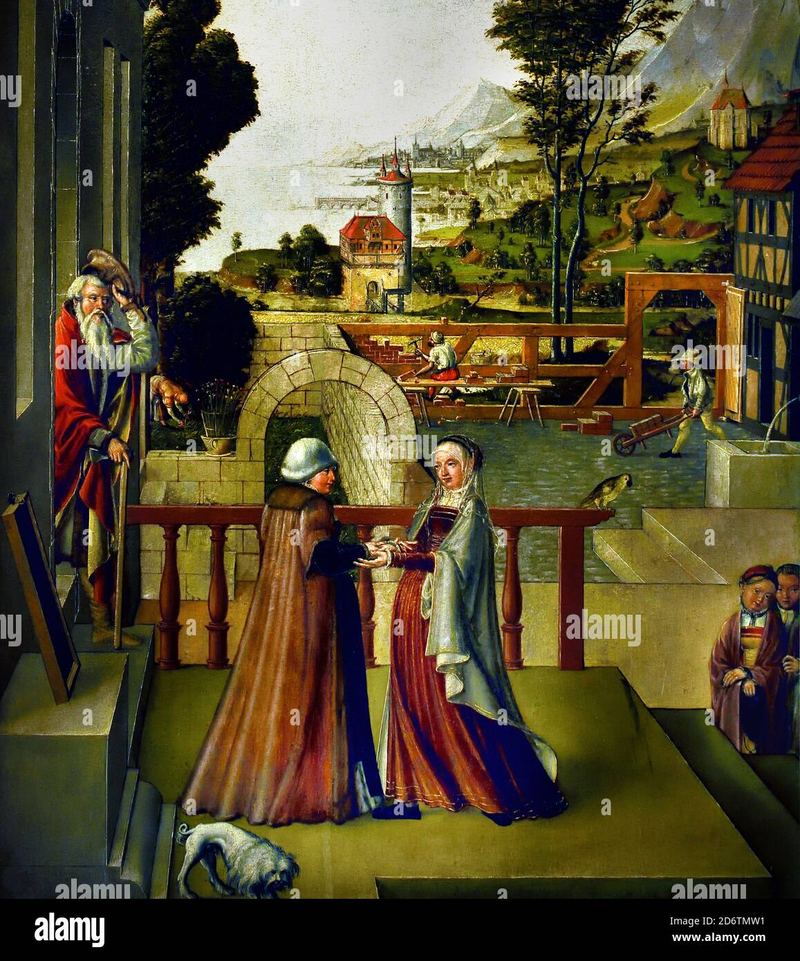 The Visitation Painting