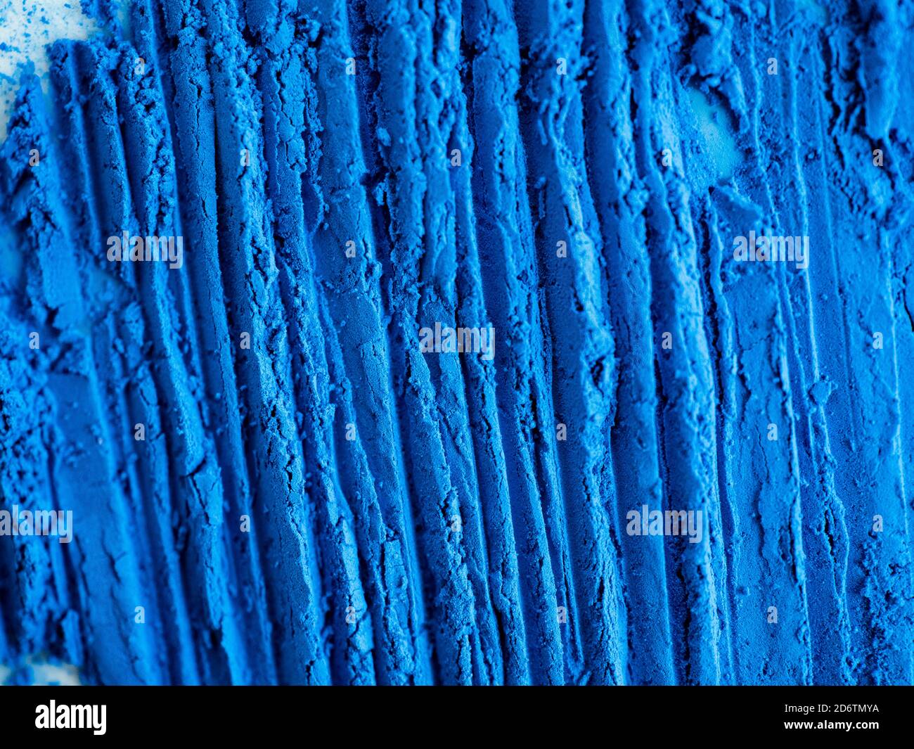 Blue pigment background. Abstract background. Grooves. Paint material ...