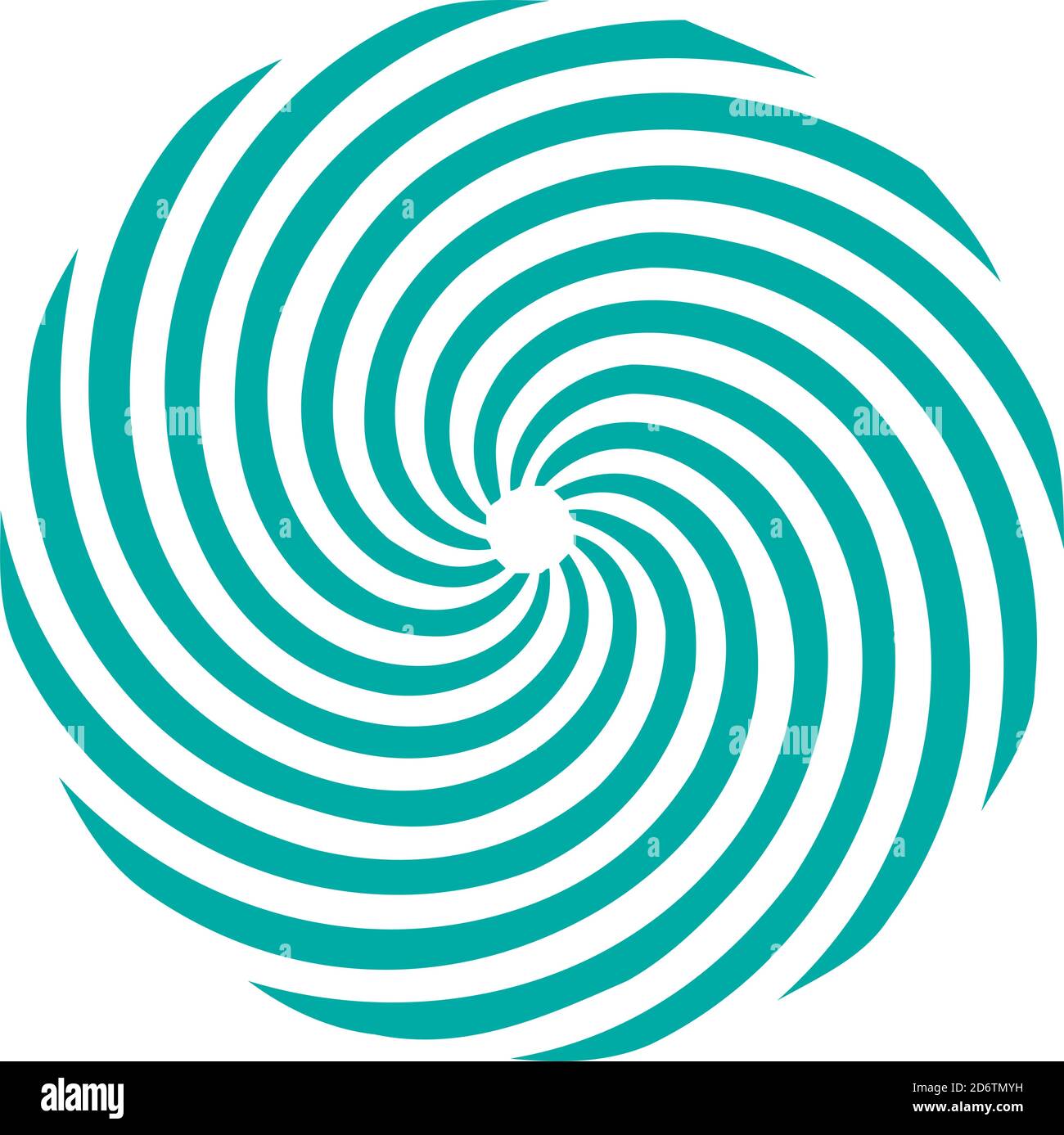 Circular Spiral, swirl, twirl design element. Concentric, radial and ...