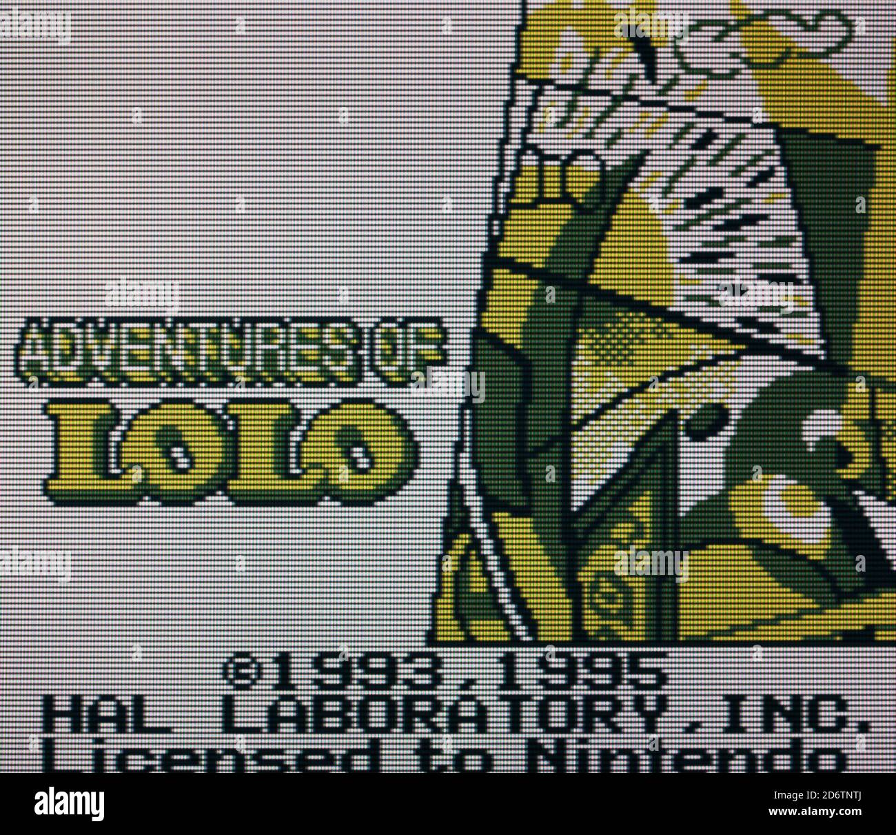 Adventures of Lolo - Nintendo Gameboy Videogame - Editorial use only ...