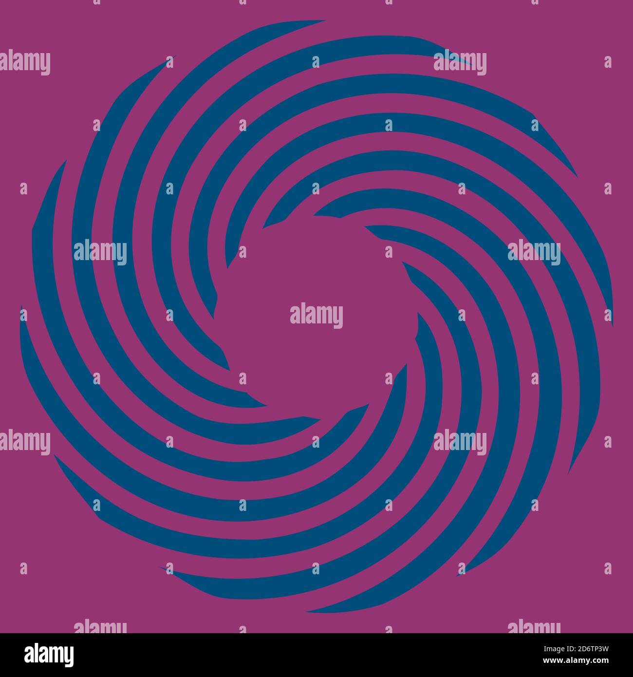 Circular Spiral, swirl, twirl design element. Concentric, radial and ...
