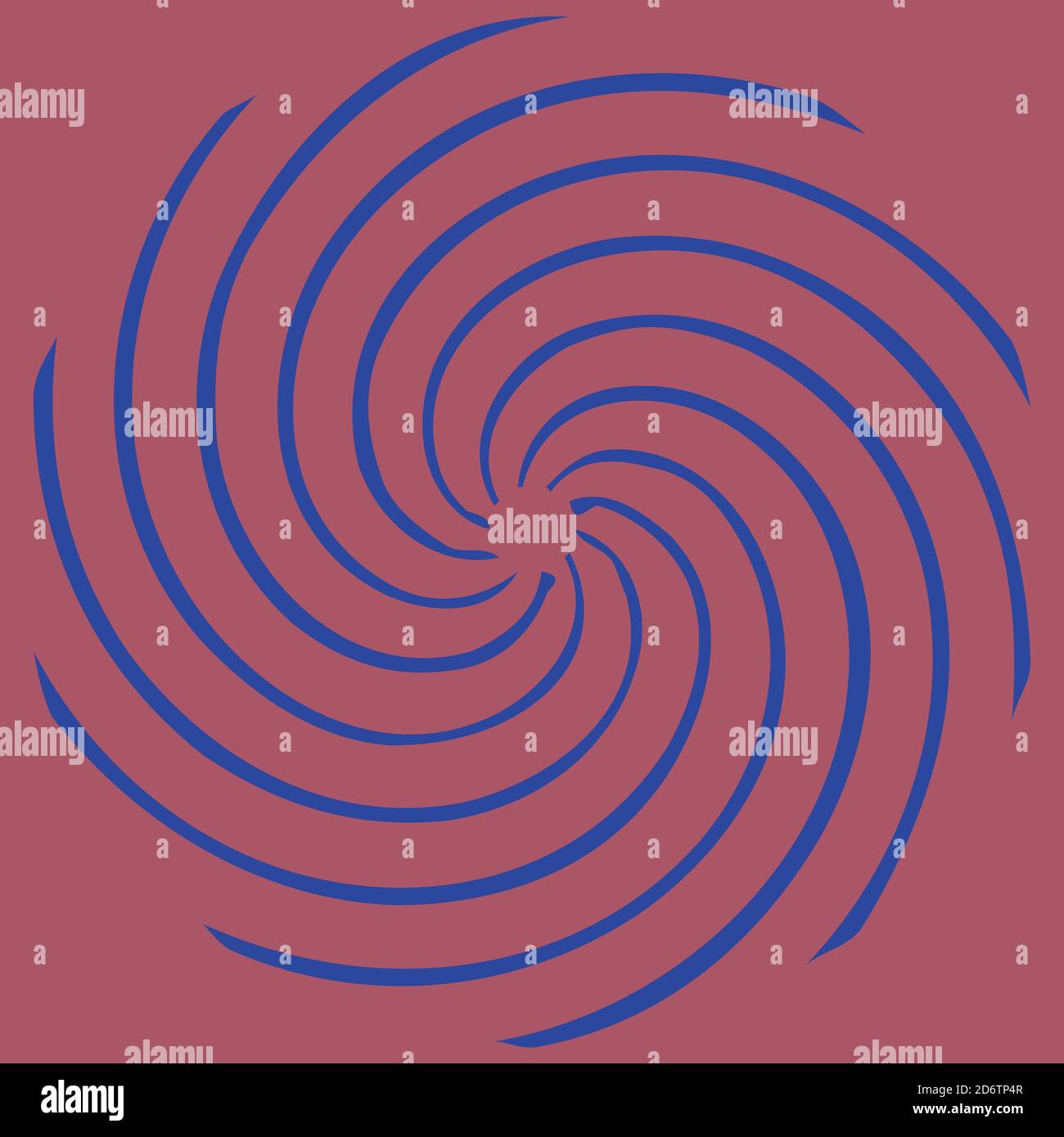 Circular Spiral, swirl, twirl design element. Concentric, radial and ...