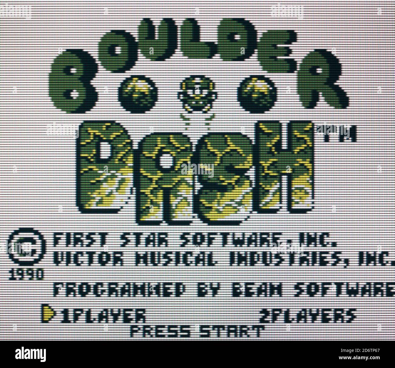 Boulder Dash - Nintendo Gameboy Videogame - Editorial use only Stock ...