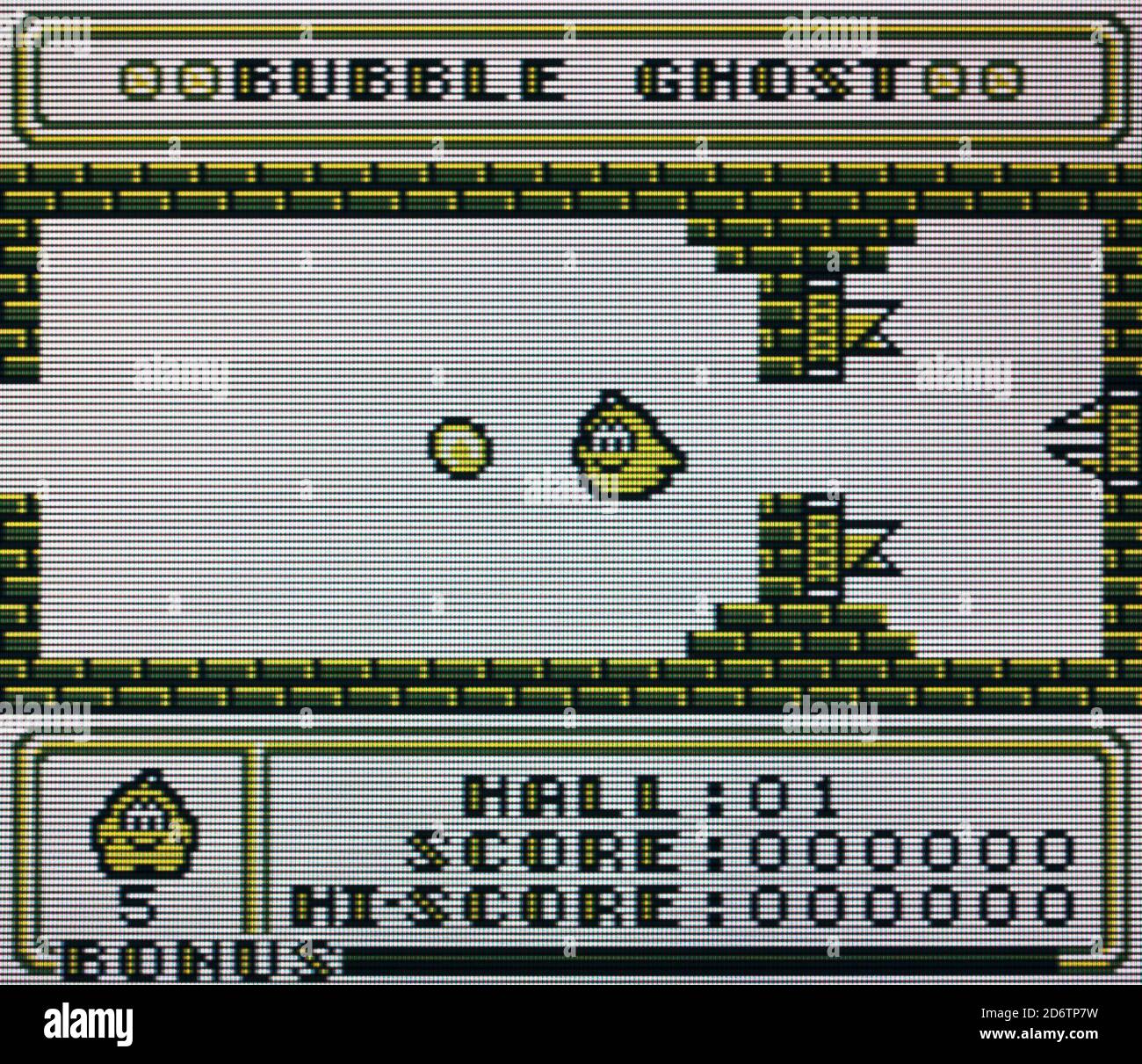Bubble Ghost - Nintendo Gameboy Videogame - Editorial use only Stock ...