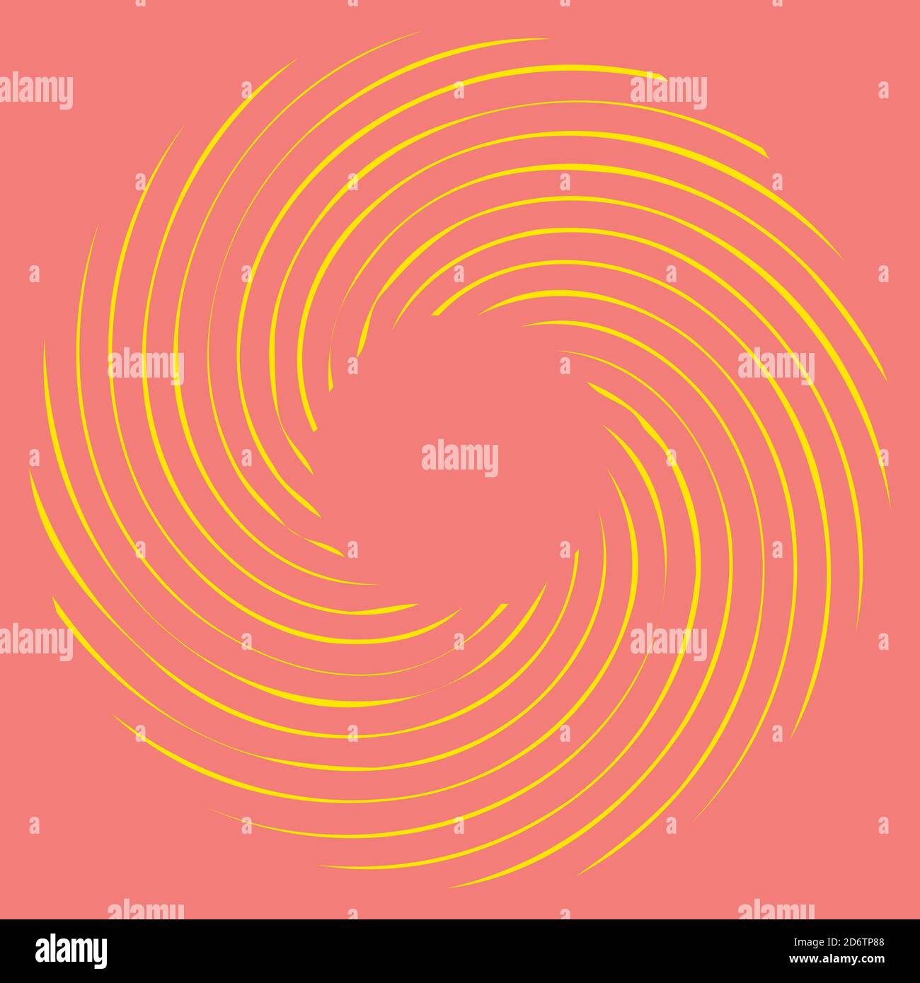Circular Spiral, swirl, twirl design element. Concentric, radial and ...