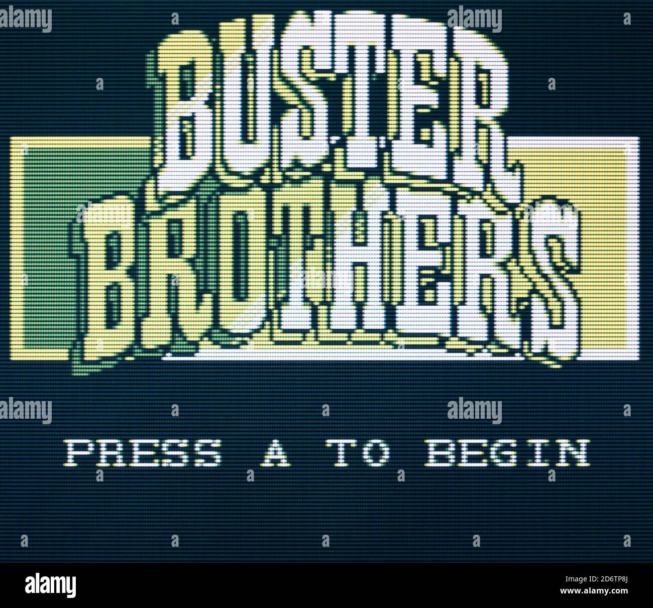 Buster Brothers - Nintendo Gameboy Videogame - Editorial use only Stock ...
