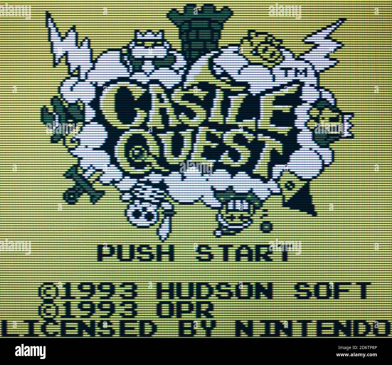 Castle Quest - Nintendo Gameboy Videogame - Editorial use only Stock ...