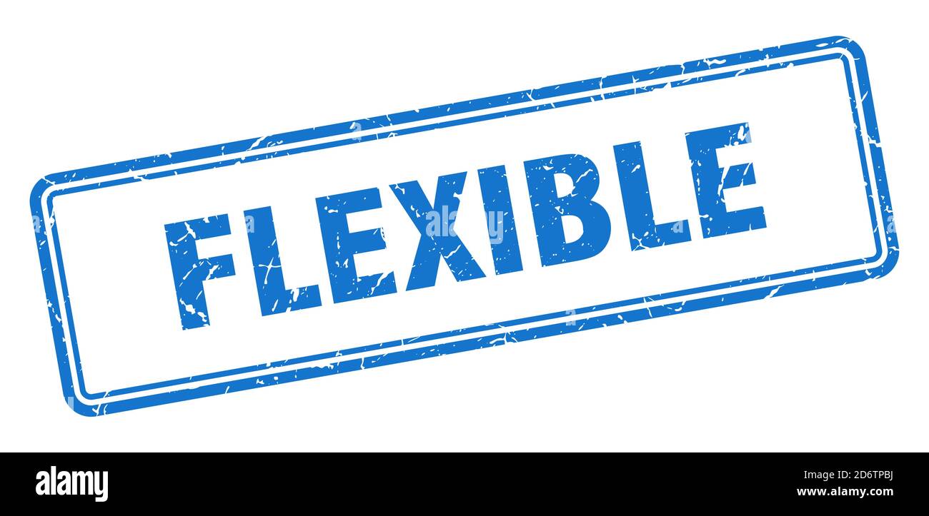 flexible stamp. square grunge sign isolated on white background Stock Vector Image & Art - Alamy