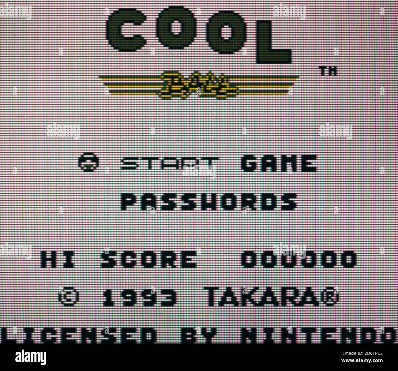 Cool Ball - Nintendo Gameboy Videogame - Editorial use only Stock Photo ...