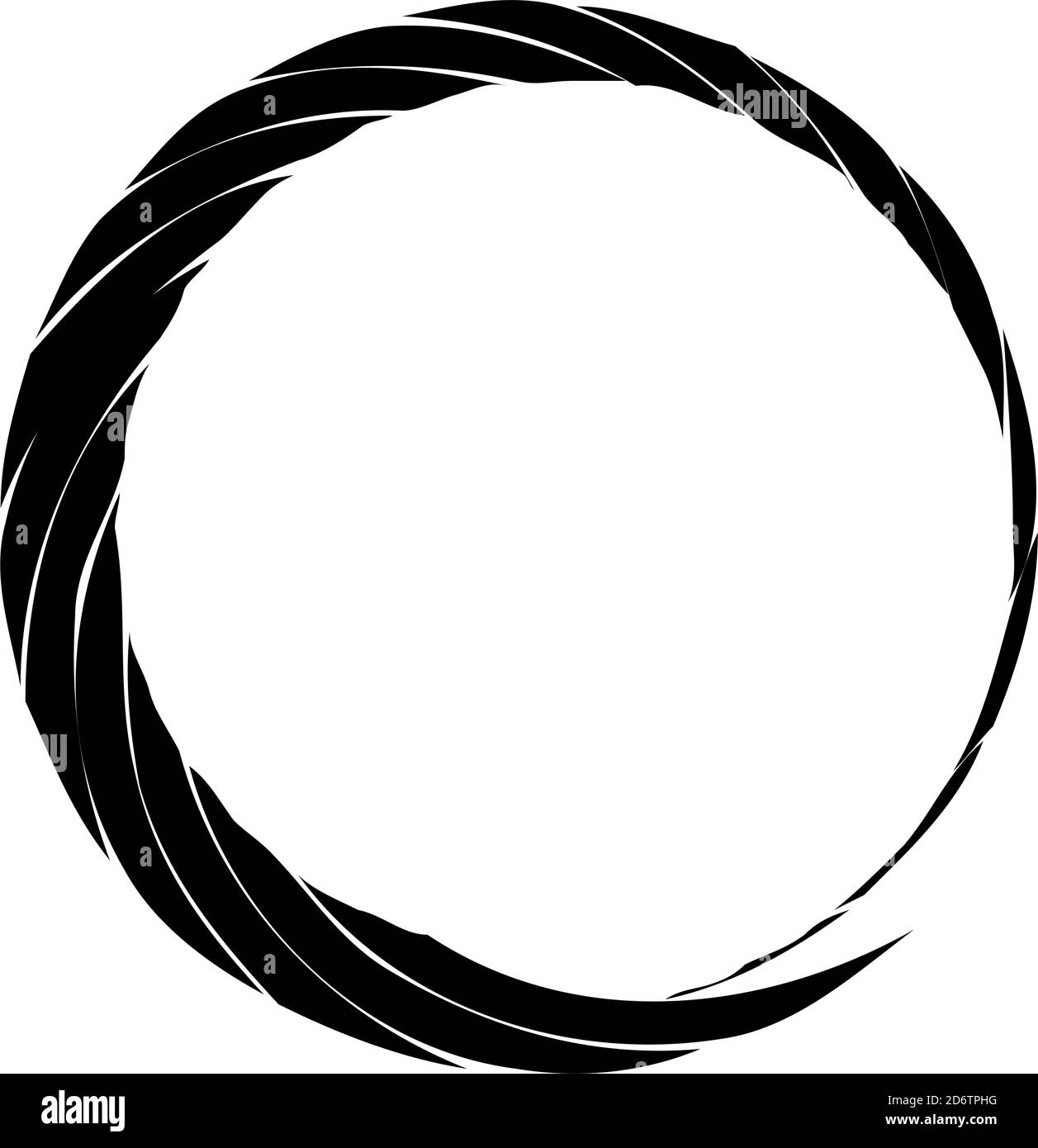 Circular Spiral, swirl, twirl design element. Concentric, radial and ...