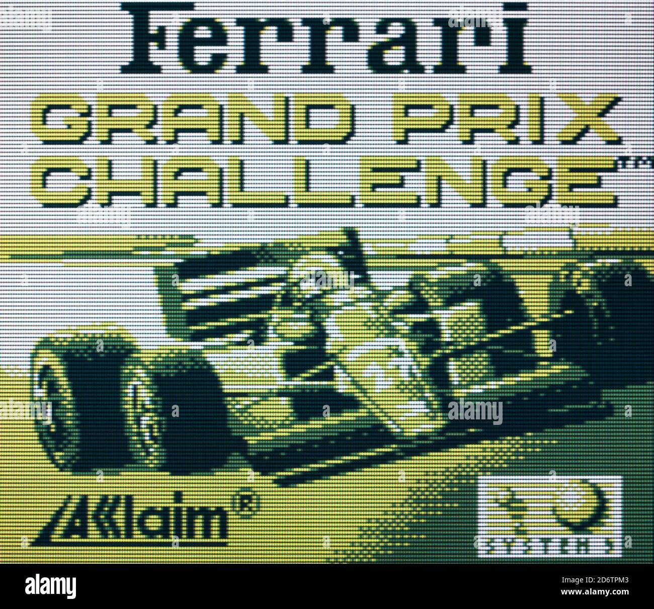 Ferrari Grand Prix Challenge - Nintendo Gameboy Videogame - Editorial ...