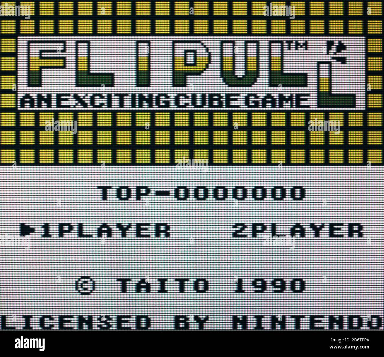 Flipull - Nintendo Gameboy Videogame - Editorial use only Stock Photo ...