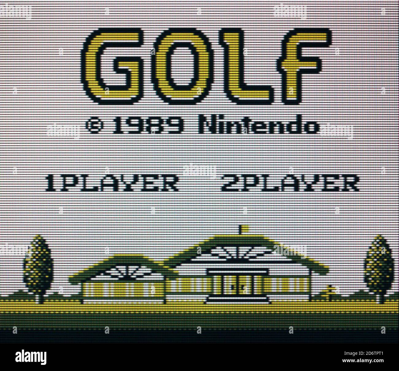 Golf - Nintendo Gameboy Videogame - Editorial use only Stock Photo - Alamy