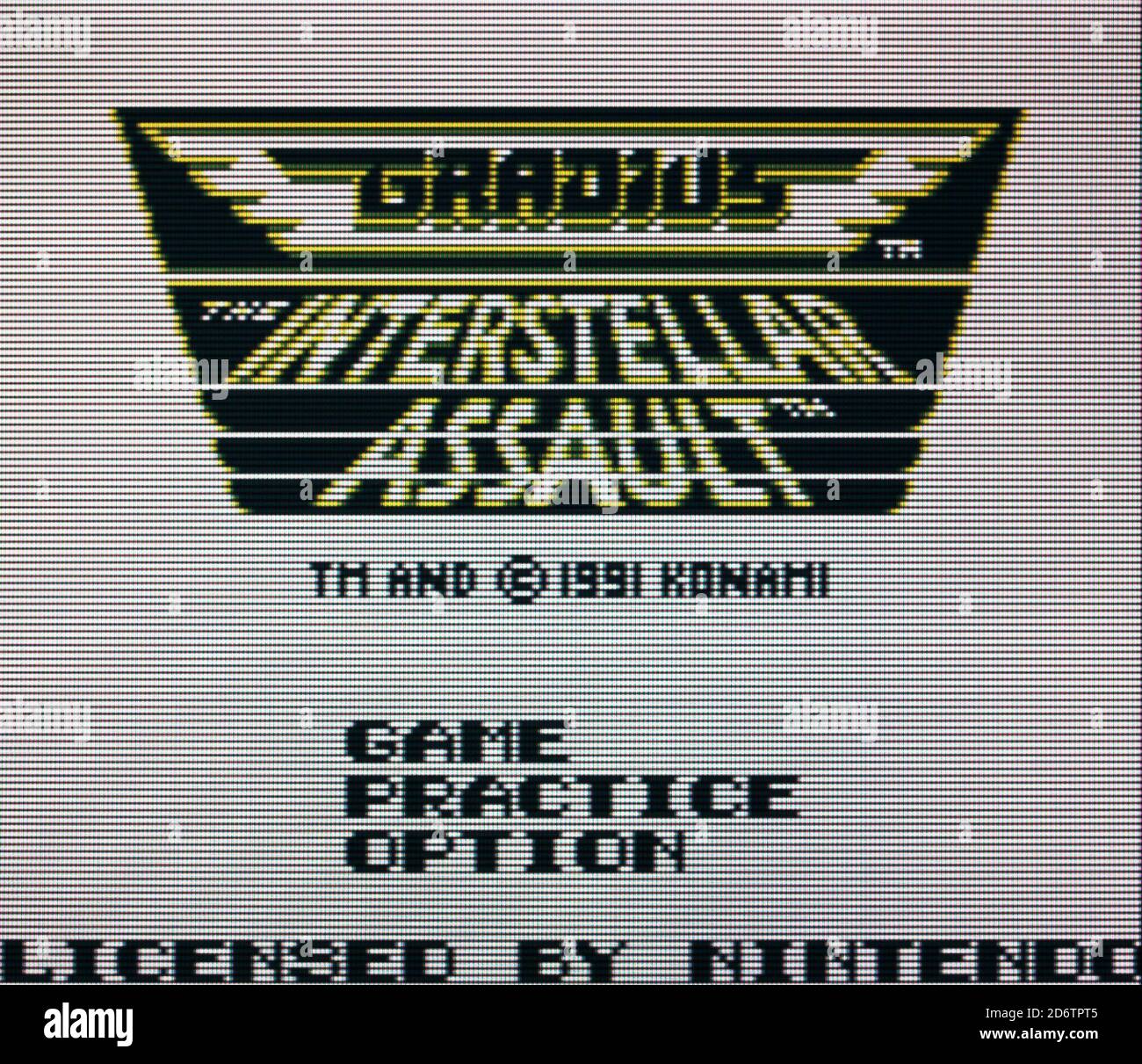 Gradius - The Interstellar Assault - Nintendo Gameboy Videogame ...