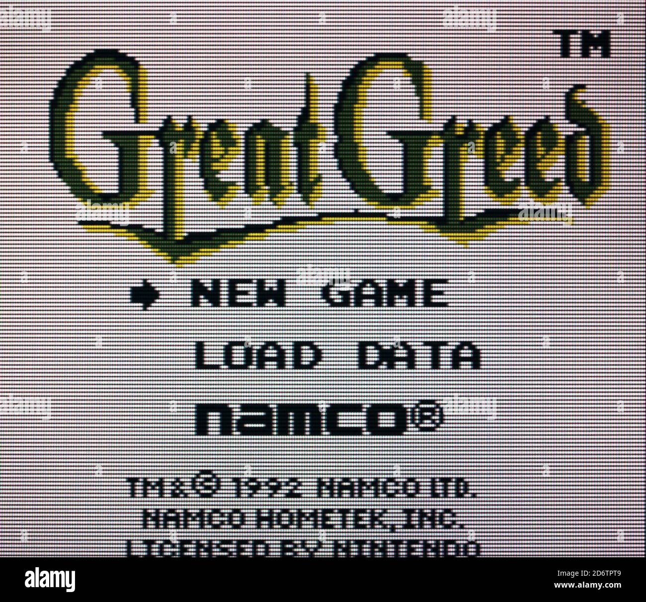 Great Greed - Nintendo Gameboy Videogame - Editorial use only Stock ...