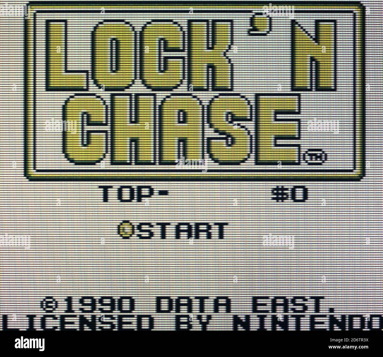Lock 'n Chase - Nintendo Gameboy Videogame - Editorial use only Stock ...