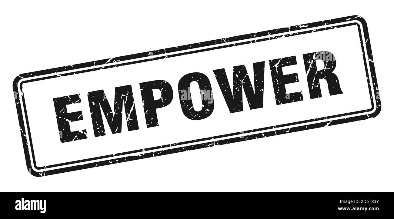 empower stamp. square grunge sign isolated on white background Stock Vector Image & Art - Alamy