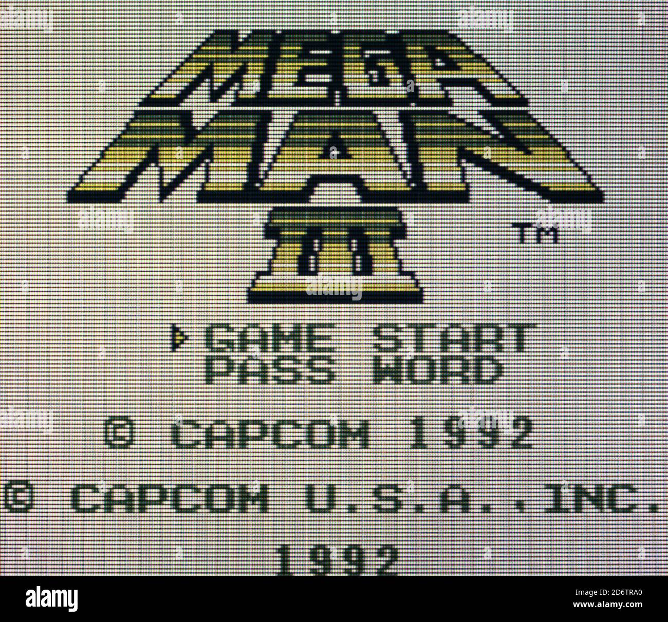 Mega Man III - Nintendo Gameboy Videogame - Editorial use only Stock ...