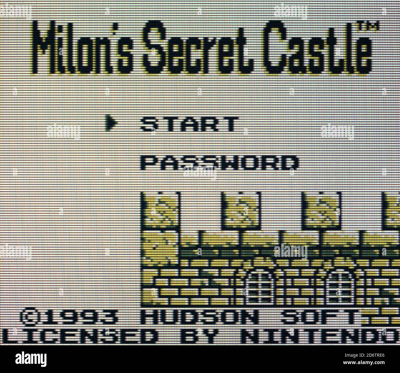 Milon's Secret Castle - Nintendo Gameboy Videogame - Editorial use only ...