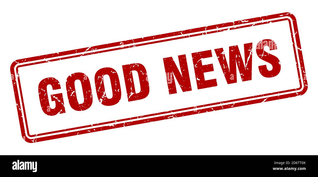 good news stamp. square grunge sign isolated on white background Stock ...