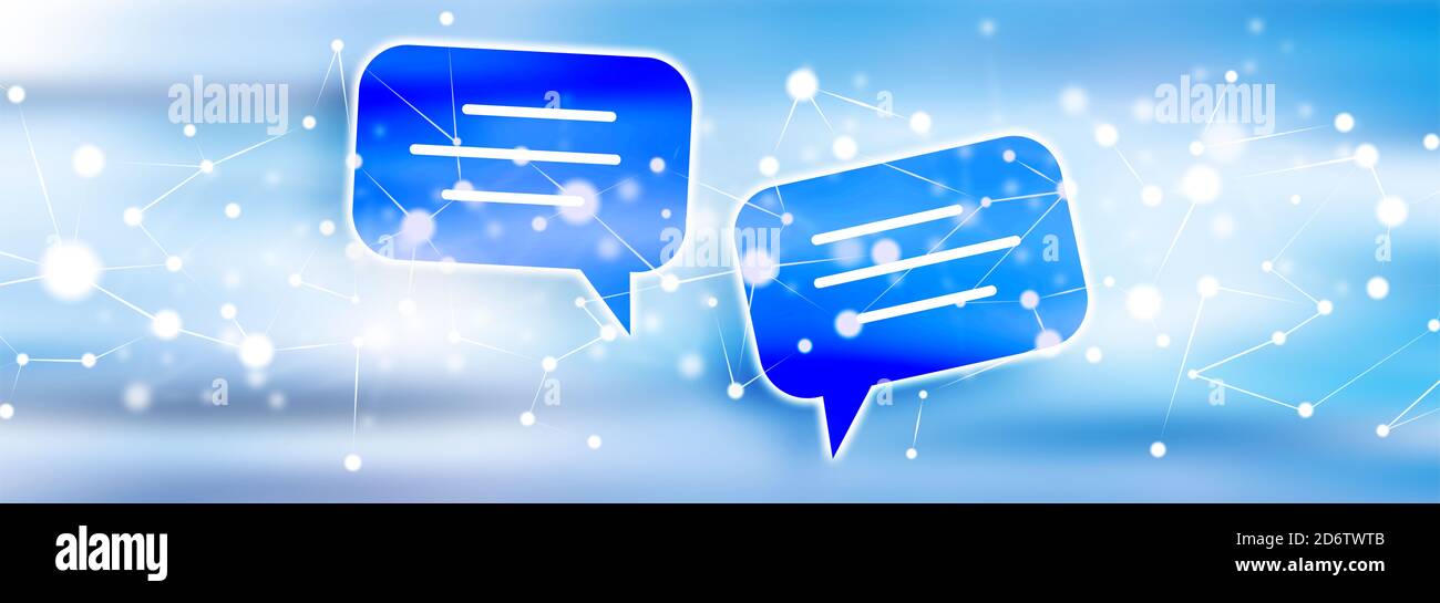 Illustration of a dialogue concept Stock Photo - Alamy