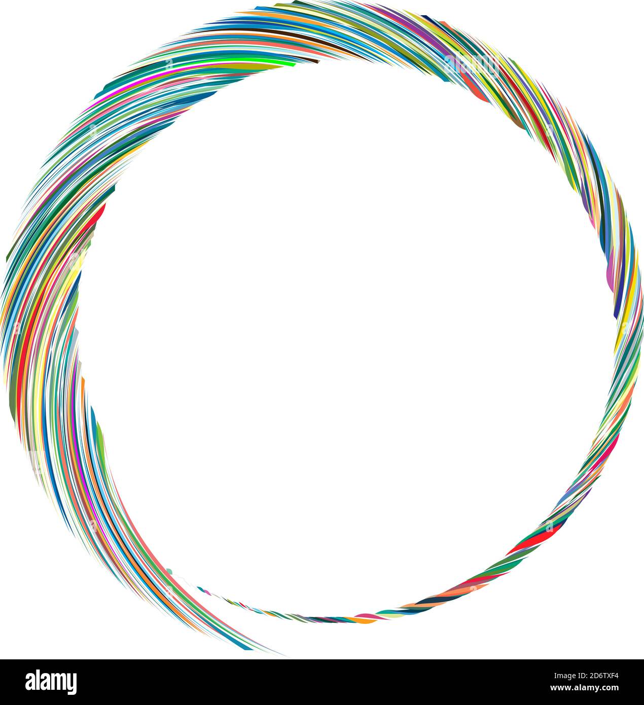 Circular Spiral, swirl, twirl design element. Concentric, radial and ...