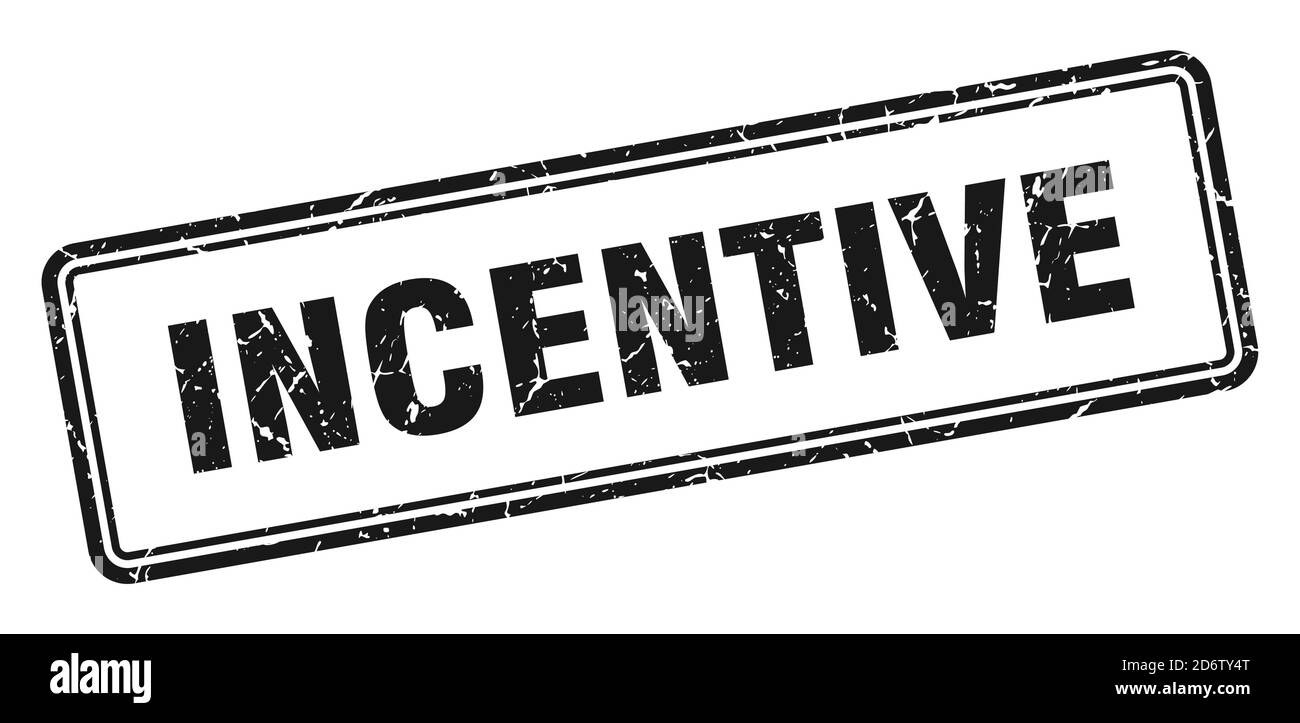 incentive stamp. square grunge sign isolated on white background Stock Vector Image & Art - Alamy