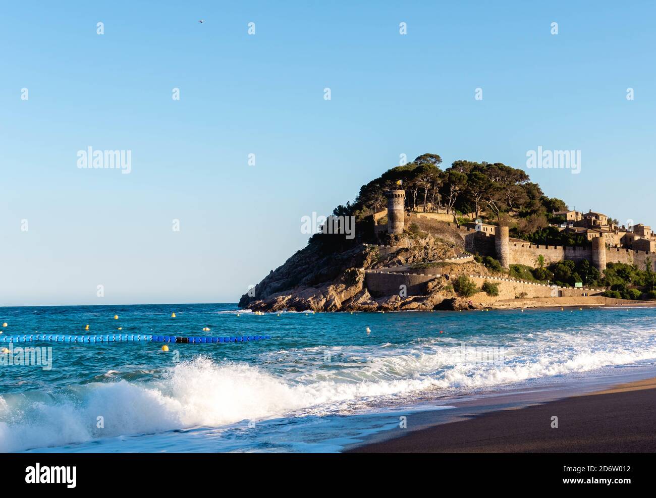 Magnificent Tossa de Mar Castle captured in Spain Stock Photo - Alamy