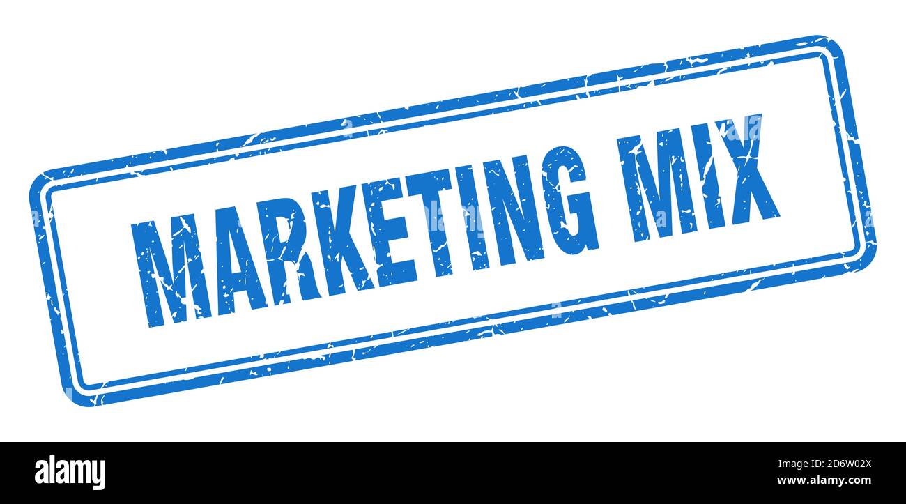 Marketing mix stamp hi-res stock photography and images - Alamy
