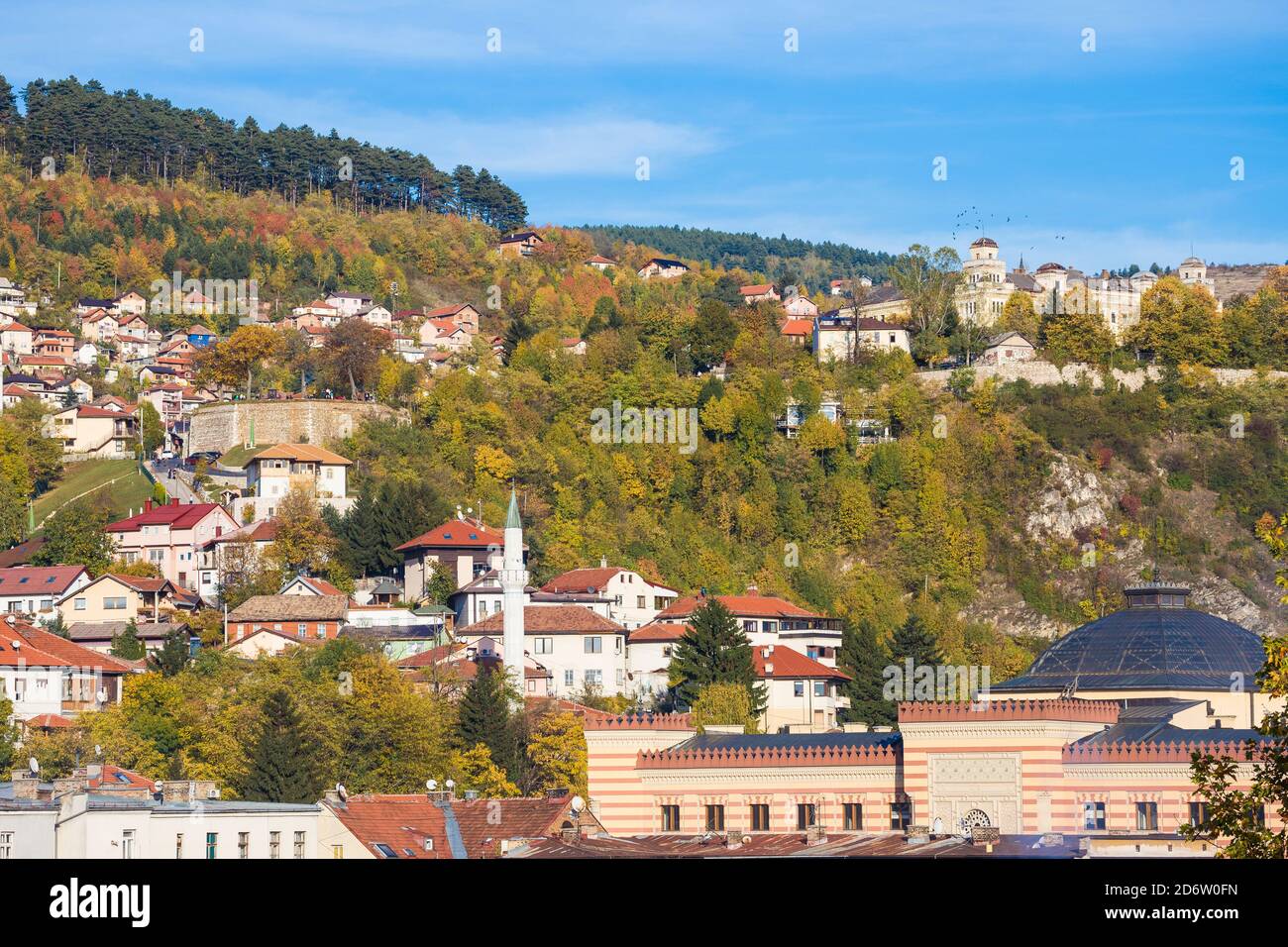 Bosnia and Herzegovina, Sarajevo, View of Bjelave area Stock Photo - Alamy