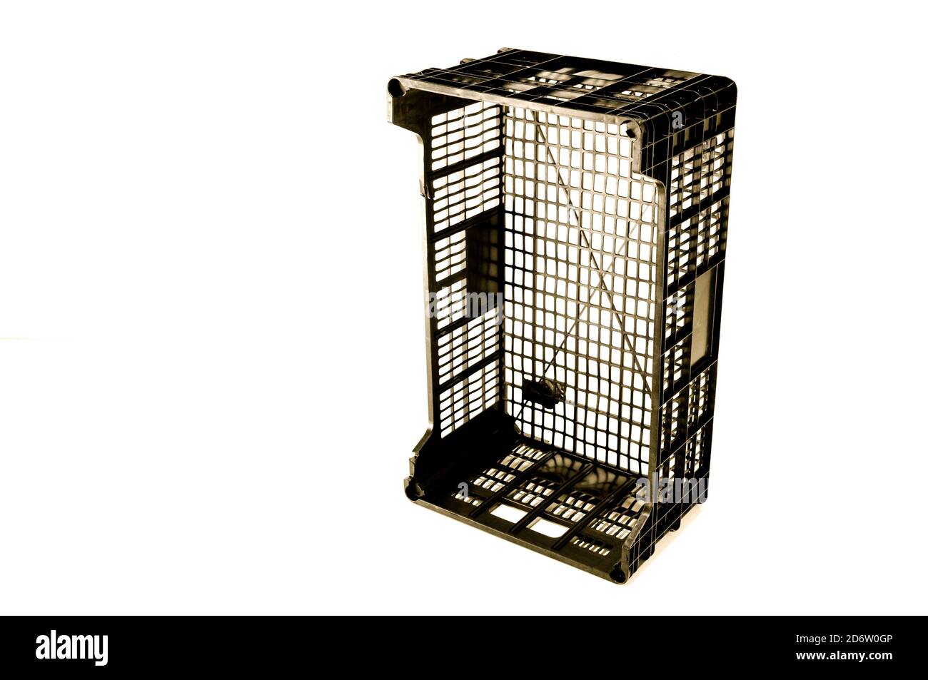 Empty Fruit Crate Box Stock Photo - Alamy