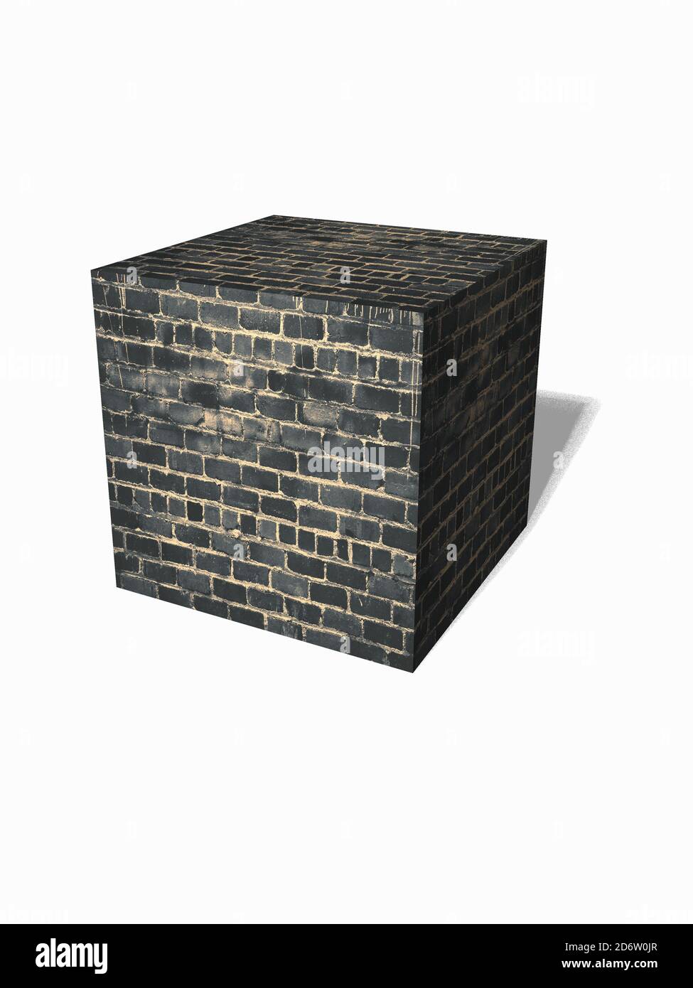 Light black brick patterns Cut Out Stock Images & Pictures - Alamy