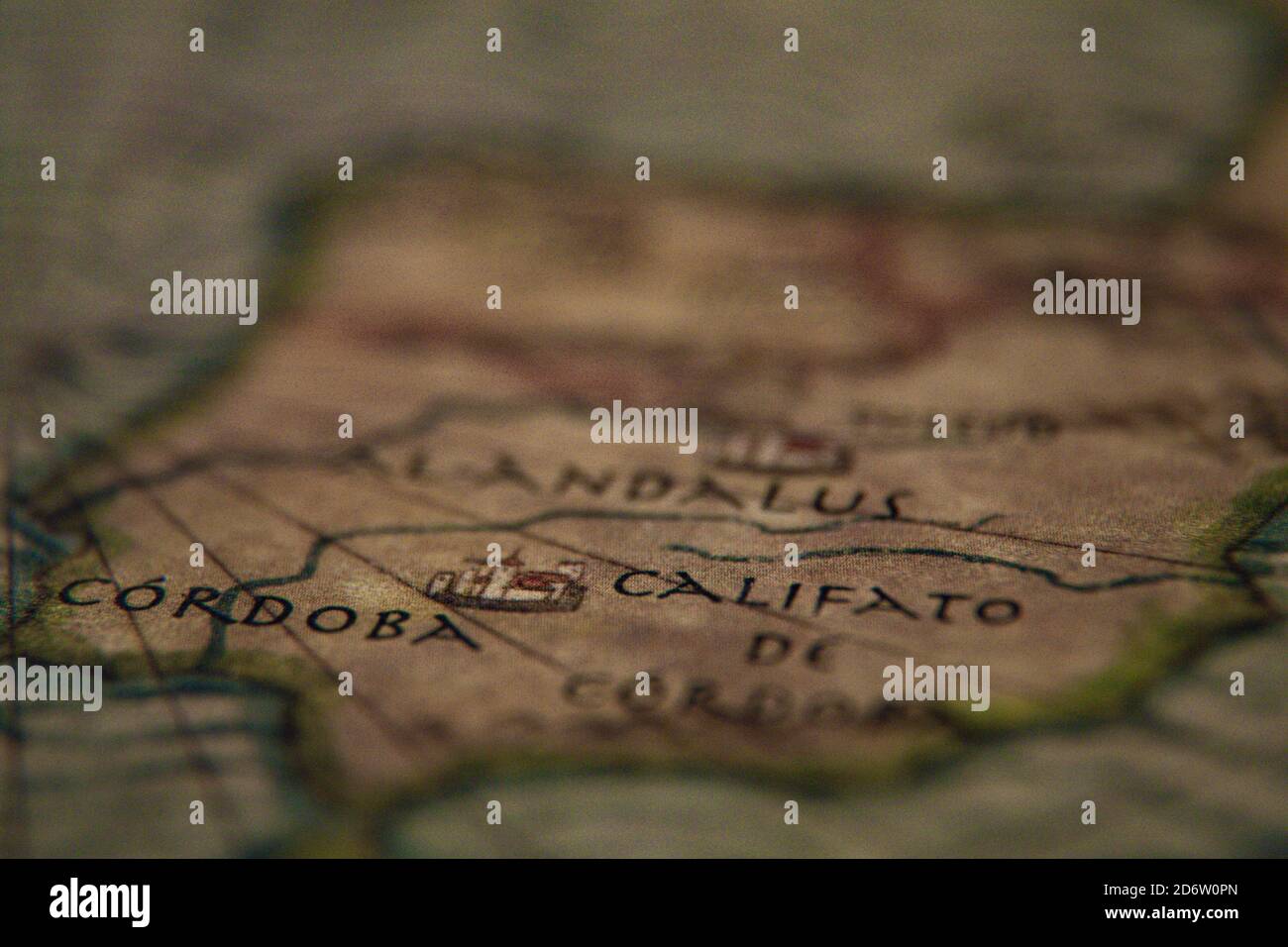 Old map of cordoba hi-res stock photography and images - Alamy