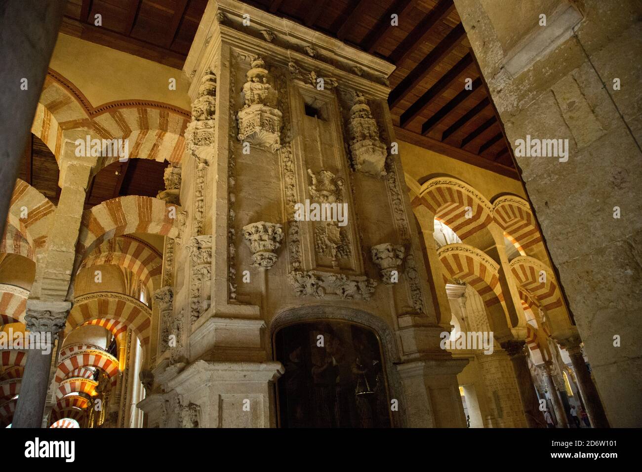 Interior of Arab mosque converted into a church Stock Photo - Alamy