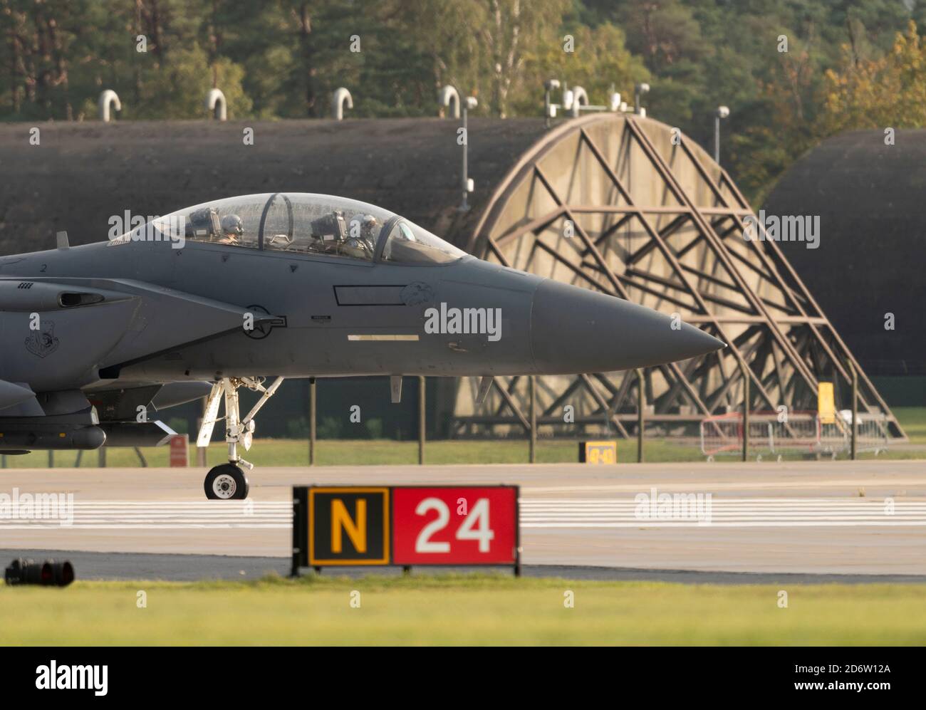 494th squadron "Black Panthers" F15 Strike Eagles from RAF Lakenheath ...