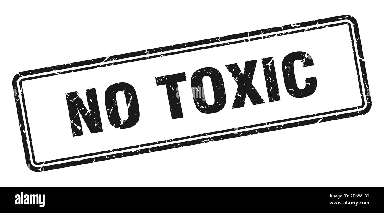 No toxic stamp square Stock Vector Images - Alamy