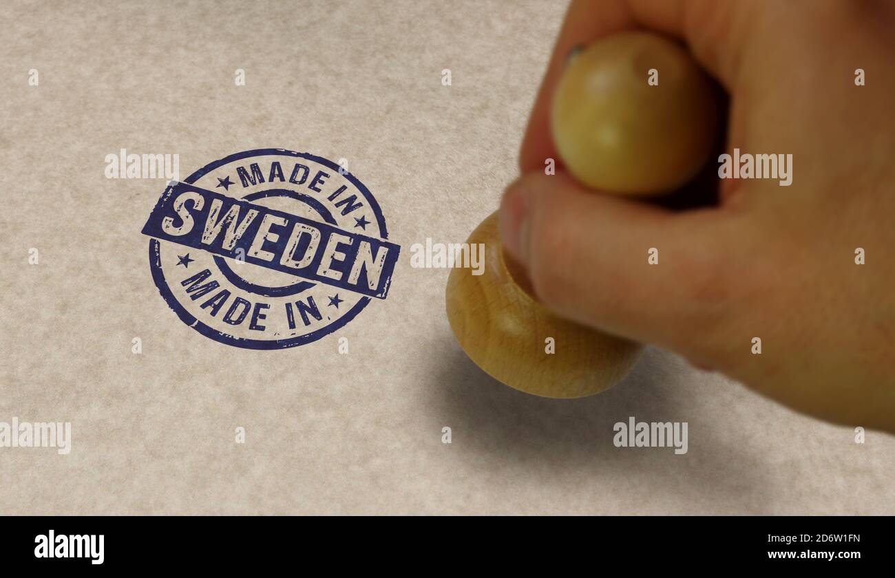 Sweden Stamp High Resolution Stock Photography and Images - Alamy