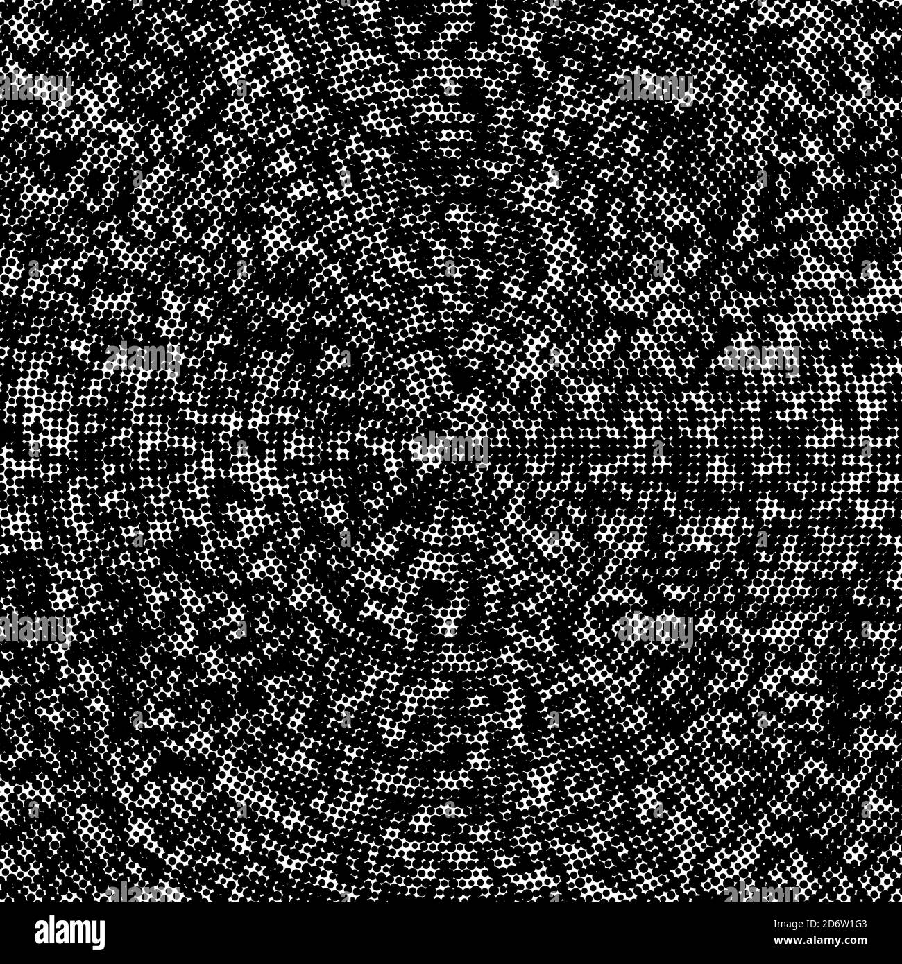 Random circles, dots halftone (half tone) element in spiral, circular ...