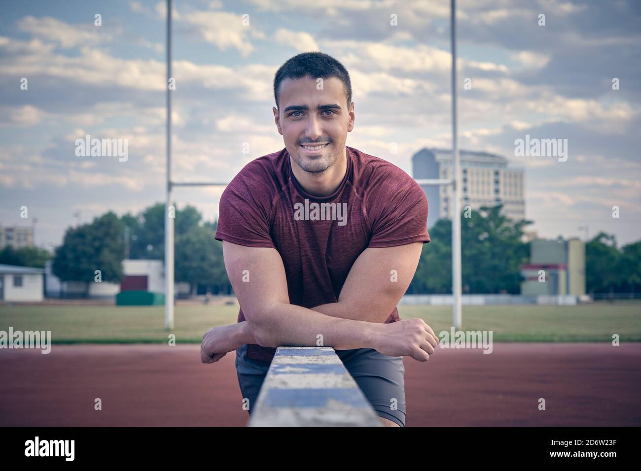 Rugby player face close up hi-res stock photography and images - Alamy