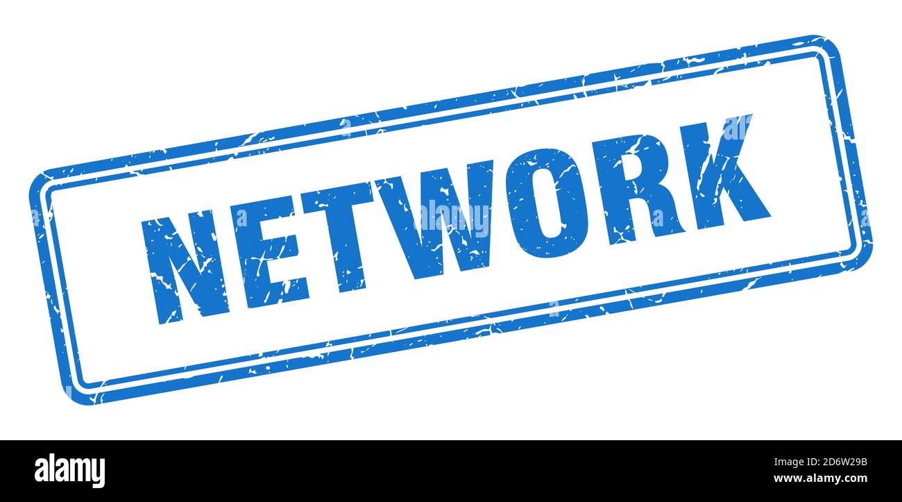 network stamp. square grunge sign isolated on white background Stock Vector Image & Art - Alamy