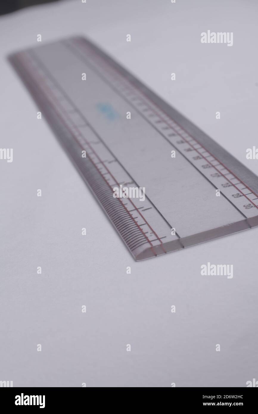 ruler extreme close up macro stock photo Stock Photo - Alamy