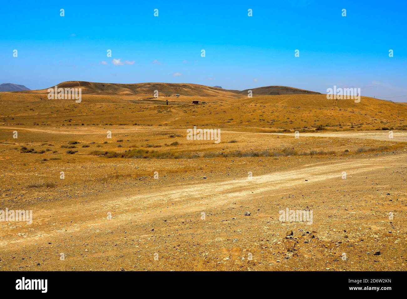 Dry Desert Landscape Stock Photo - Alamy