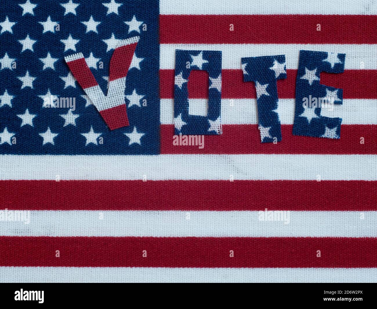 Electoral vote close-up. USA political elections. USA flag background ...